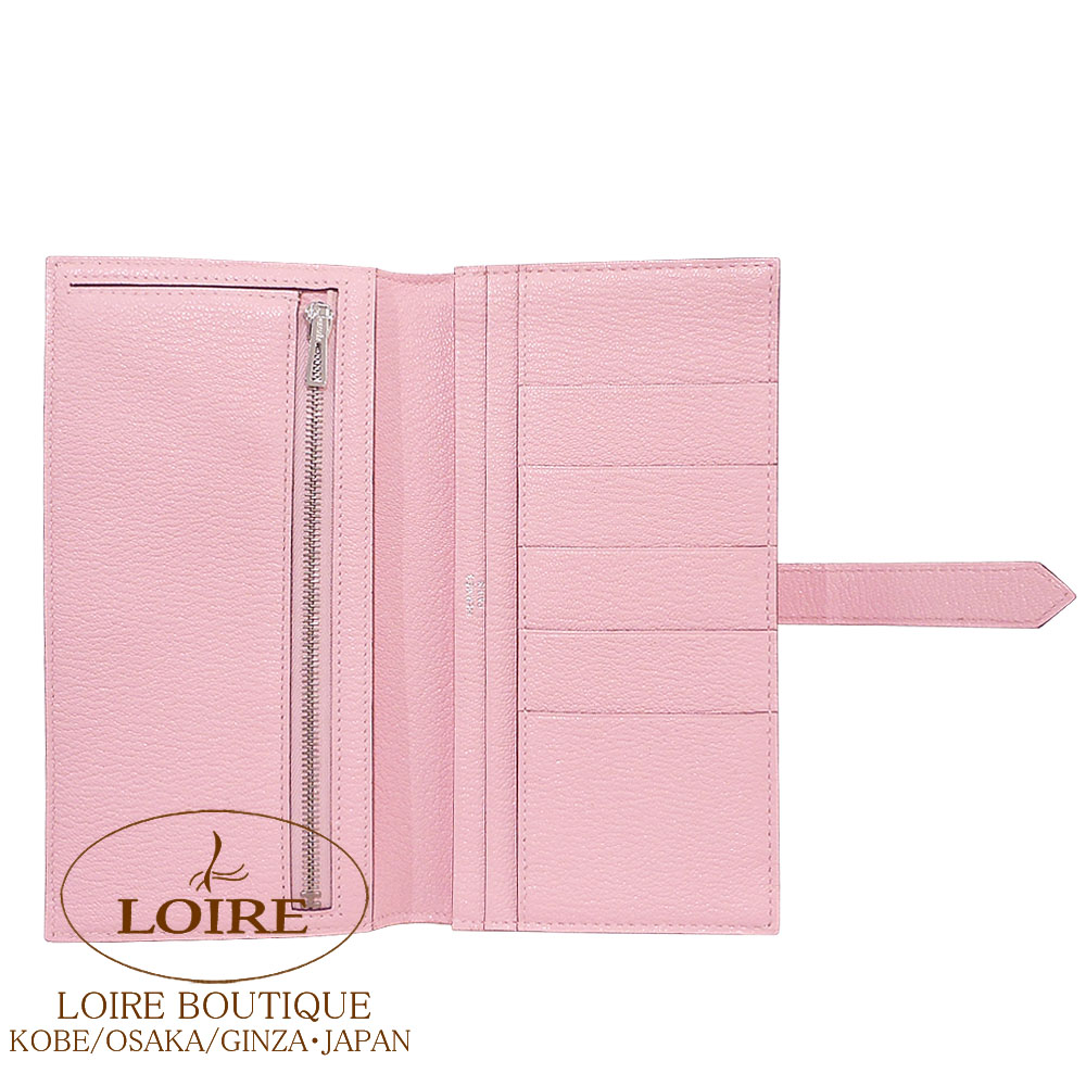 エルメス ベアン スフレ ローズサクラ シェーブル シルバー金具｜エルメス・バーキン専門店 ロワール ブティック